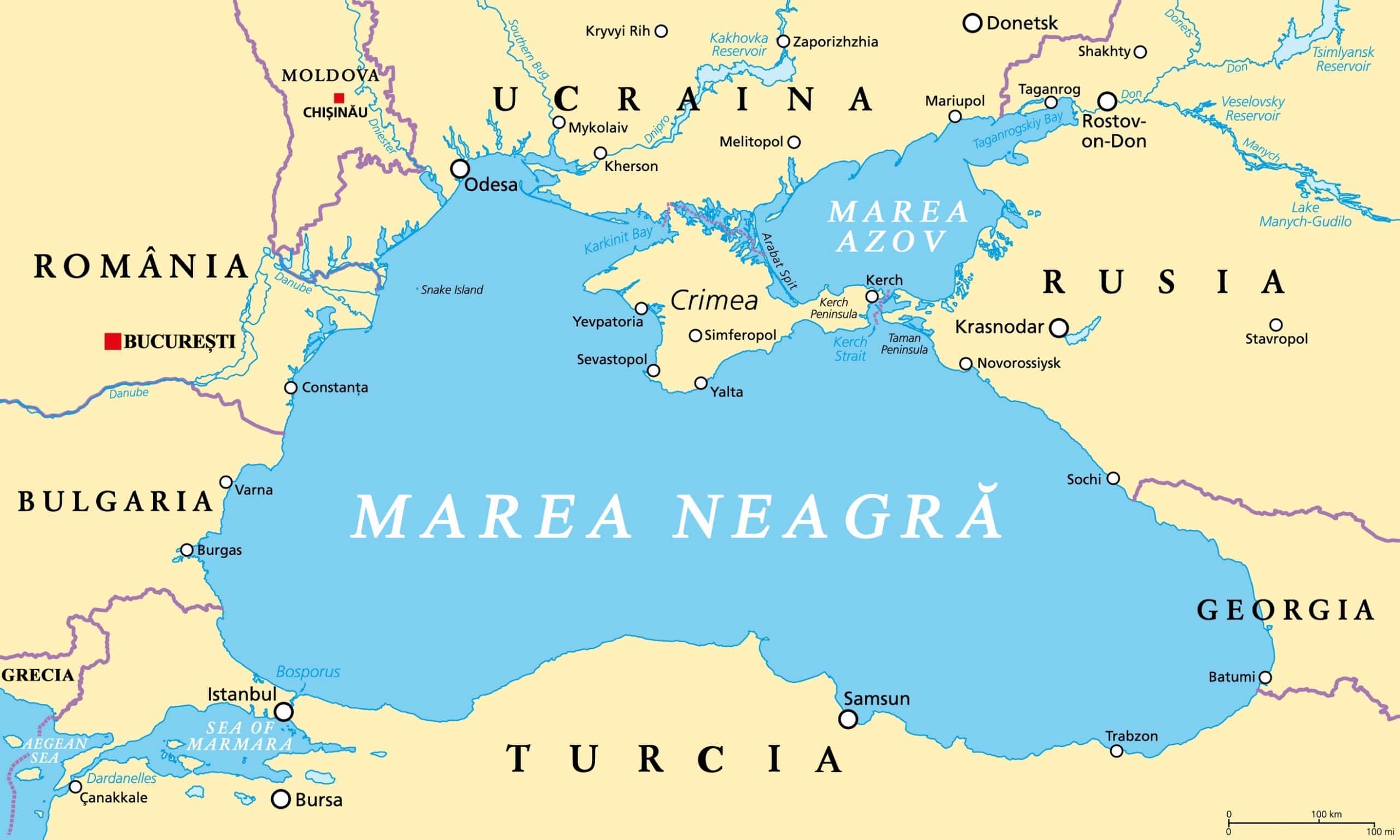 Marea Neagră - Recorduri care o fac unică pe glob